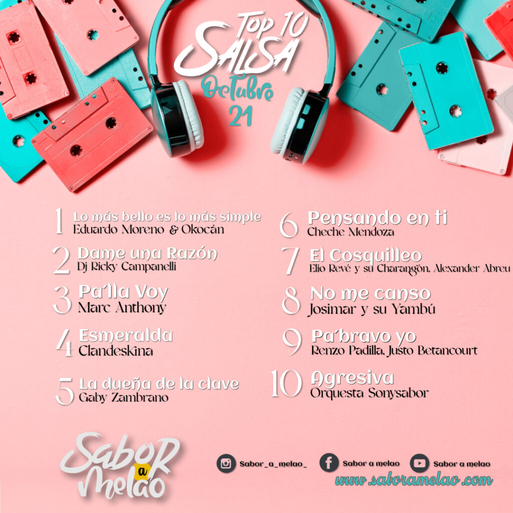 Top 10 salsa noviembre - Saboramelao